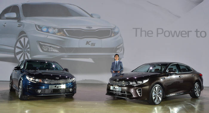 기아차, 2세대 '2015 뉴 K5 MX·SX' 출시